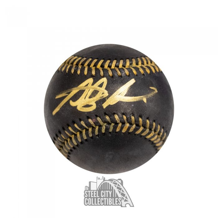 Fernando Tatis Jr Autographed Black Official MLB Baseball - JSA COA ...