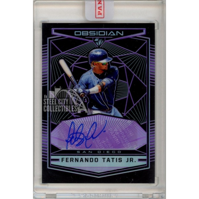 Fernando Tatis Jr. 2019 Panini Obsidian Autograph Card #OA-FT 02/99 ...