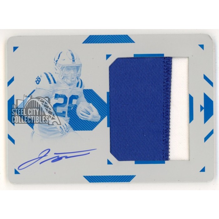 Jonathan Taylor 2020 Panini National Treasures Autograph Rookie ...