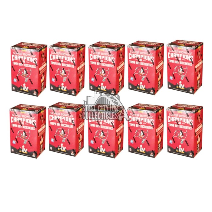 2020 Panini Tampa Bay Buccaneers Super Bowl Champions Box 10-Set Lot ...