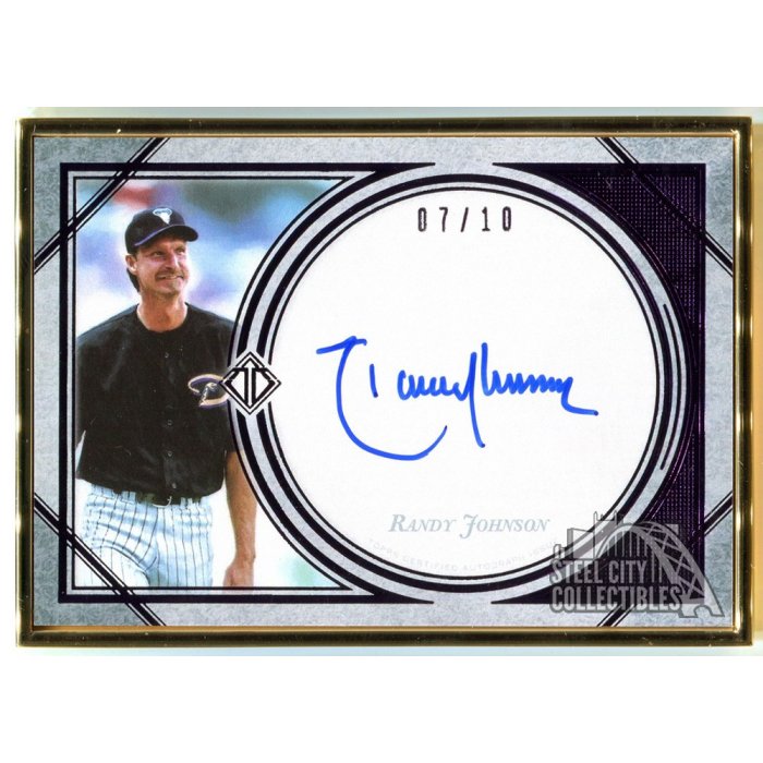 Randy Johnson 2018 Topps Transcendent Autographed Purple Parallel Card ...