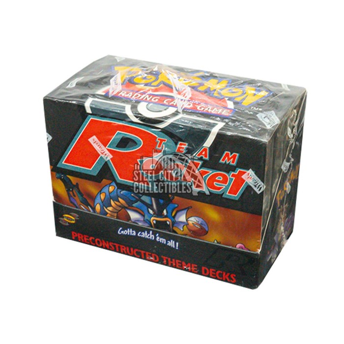 Pokemon Team Rocket Theme Deck Display *PLEASE READ* | Steel City ...