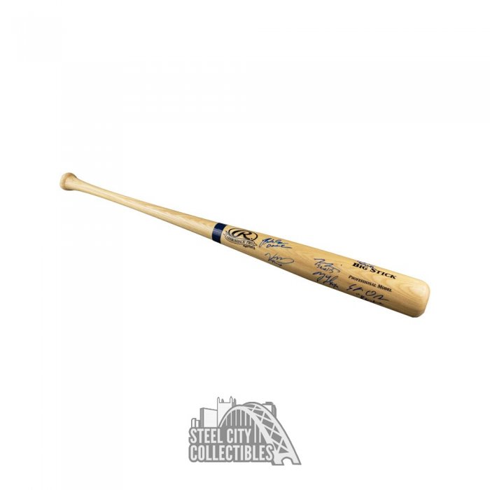 The Sandlot Cast Autographed Rawlings Baseball Bat - JSA COA (6 ...