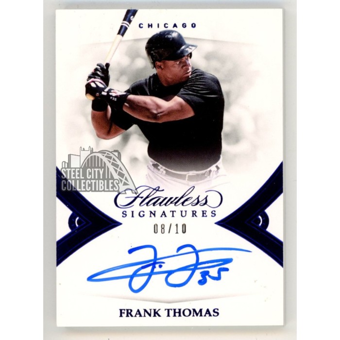 Frank Thomas 2019 Panini Flawless Signatures Autograph Card #FS-FT 08/ ...