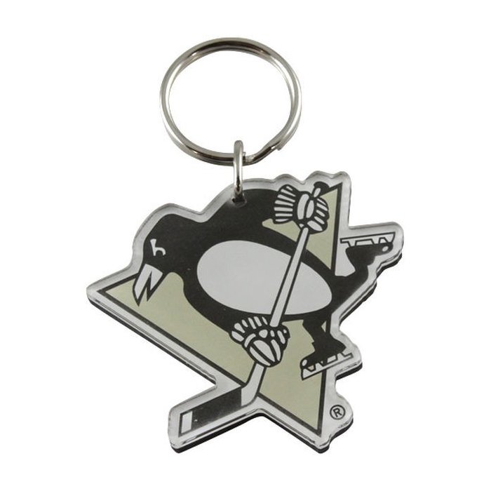 Pittsburgh Penguins NHL Acrylic Logo Keychain | Steel City Collectibles