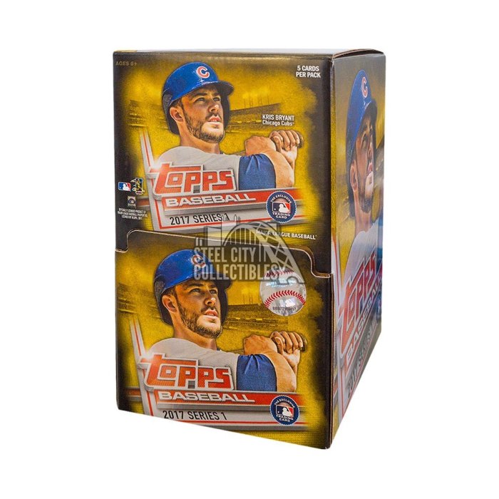 2017 Topps Series 1 Baseball 60ct Gravity Feed Box | Steel City ...