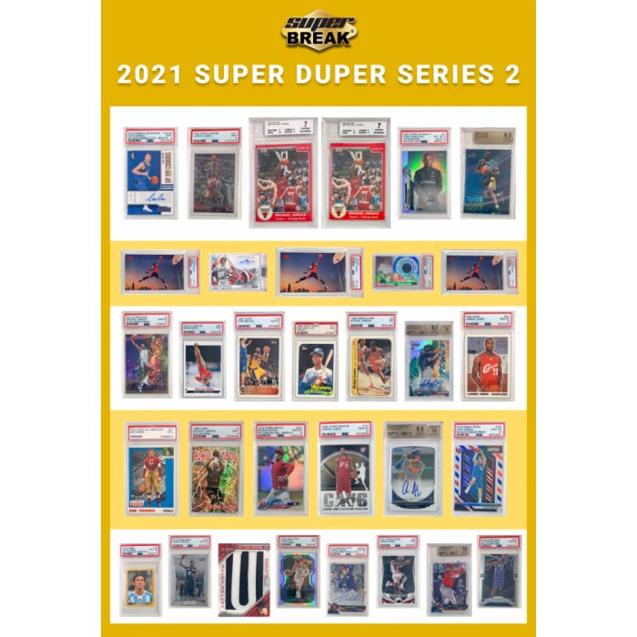 2021 Super Break Super Duper Series 2 Box | Steel City Collectibles