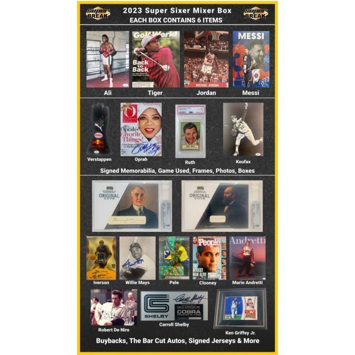 2023 Super Break Super Sixer Mixer Box Random 2-Hit Group Break #2 ...