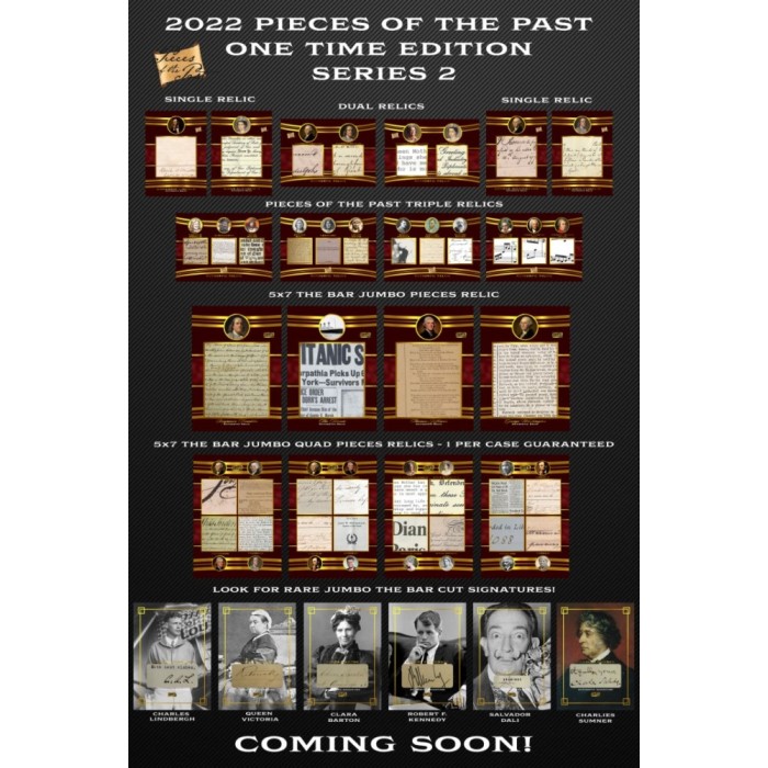 2022 Super Break Pieces of the Past One Time Edition Series 2 Box ...