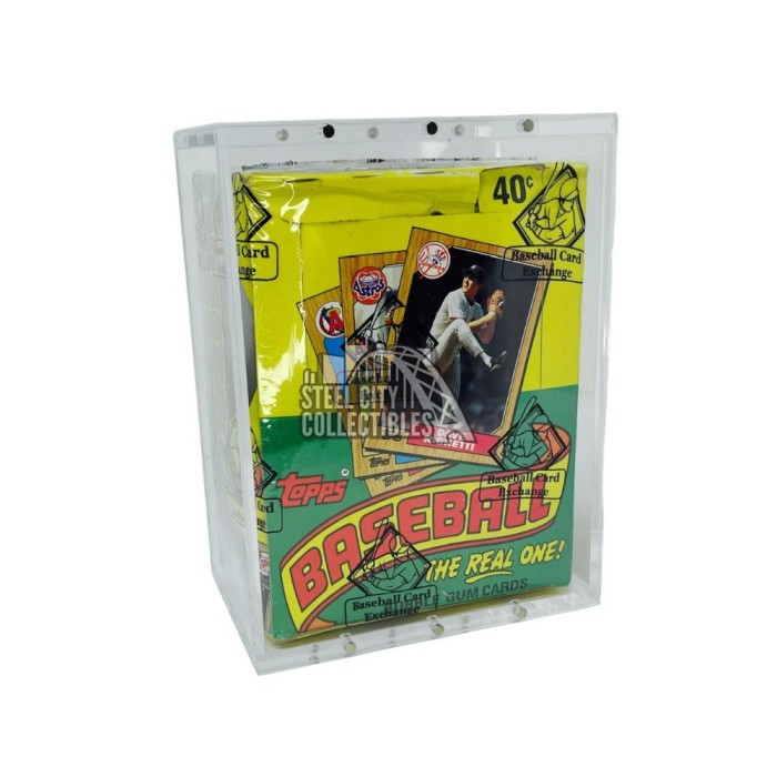 Titan Display Wax Box Deep Acrylic Holder | Steel City Collectibles