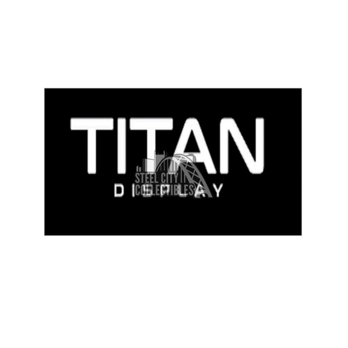 Titan Display Chrome Box Deep Acrylic 16-Holder Case | Steel City ...