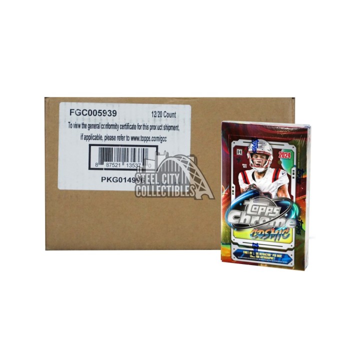 2024 Topps Cosmic Chrome Football Hobby 12-Box Case | Steel City ...