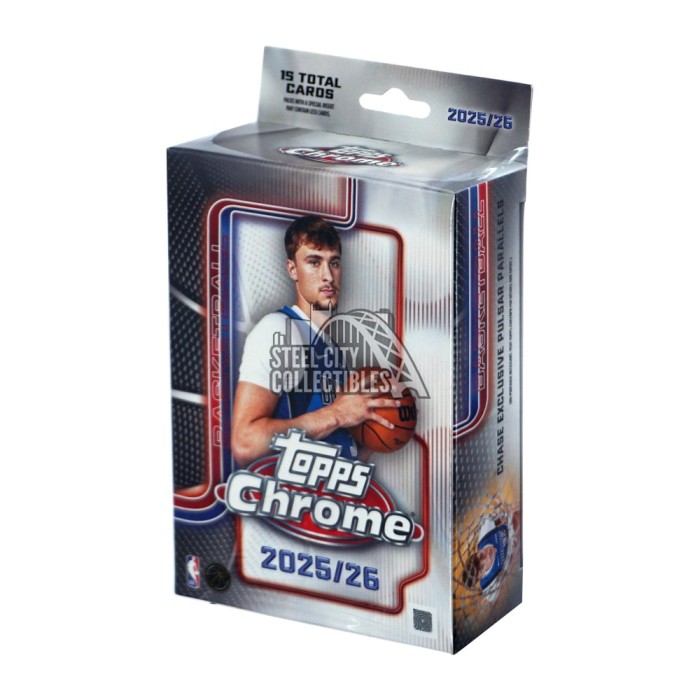 2025-26 Topps Chrome Basketball Hanger Box | Steel City Collectibles