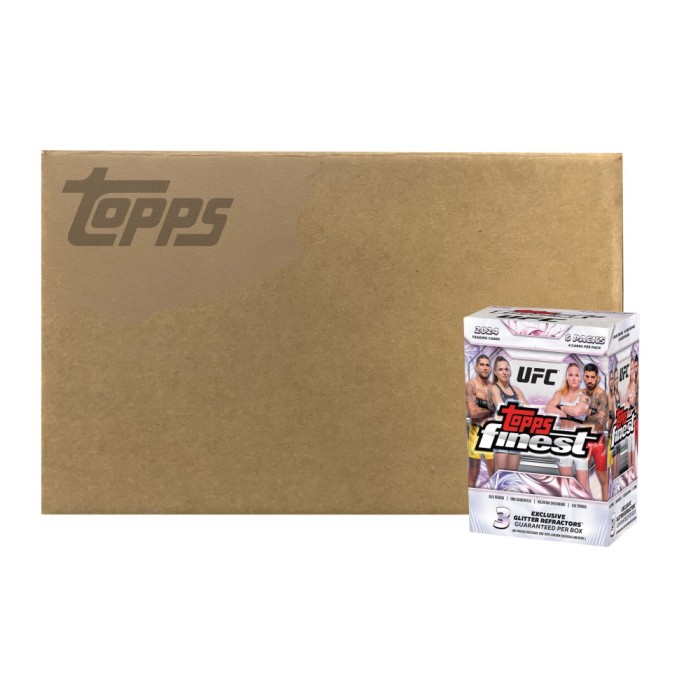 2024 Topps Finest UFC Blaster 40-Box Case (Glitter Parallels) | Steel ...