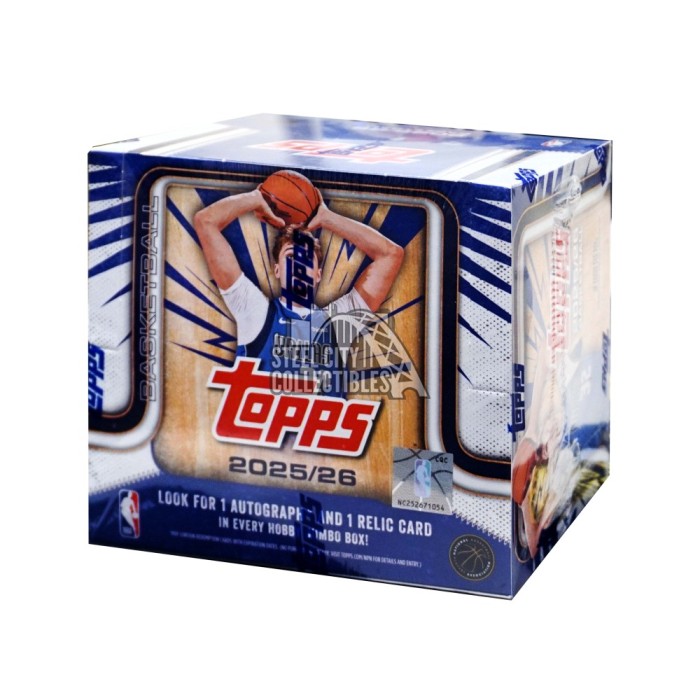2025-26 Topps Basketball Hobby Jumbo Box | Steel City Collectibles