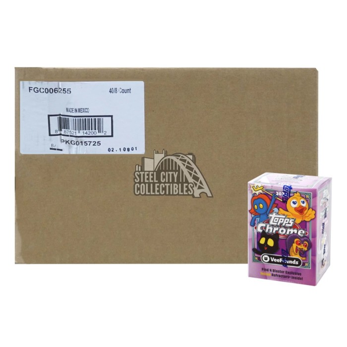 2025 Topps VeeFriends Chrome Blaster 40-Box Case | Steel City Collectibles