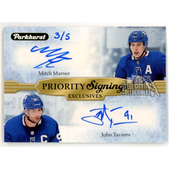 John Tavares/Mitch Marner 2020 Upper Deck Spring Promotion Parkhurst ...