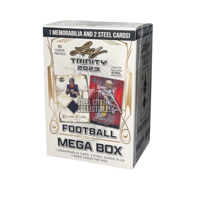 2023 Leaf Trinity Football Mega Box | Steel City Collectibles