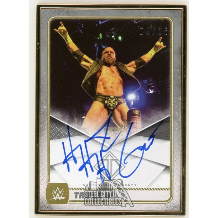 Triple H 2020 Topps Transcendent WWE Autographed Card /25 | Steel City ...