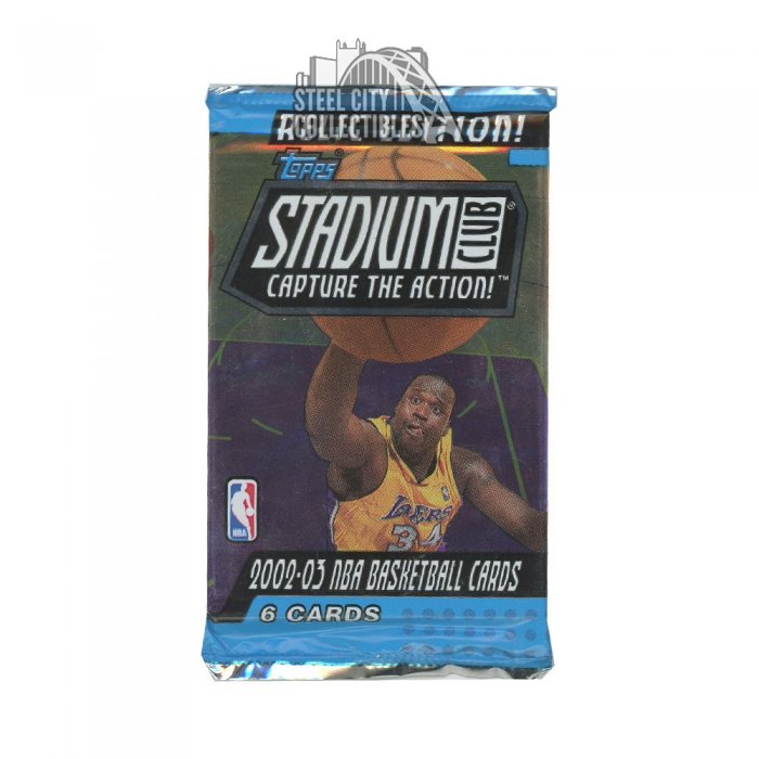 2002-03 Topps Stadium Club Basketball Relic Edition Retail Pack | Steel ...