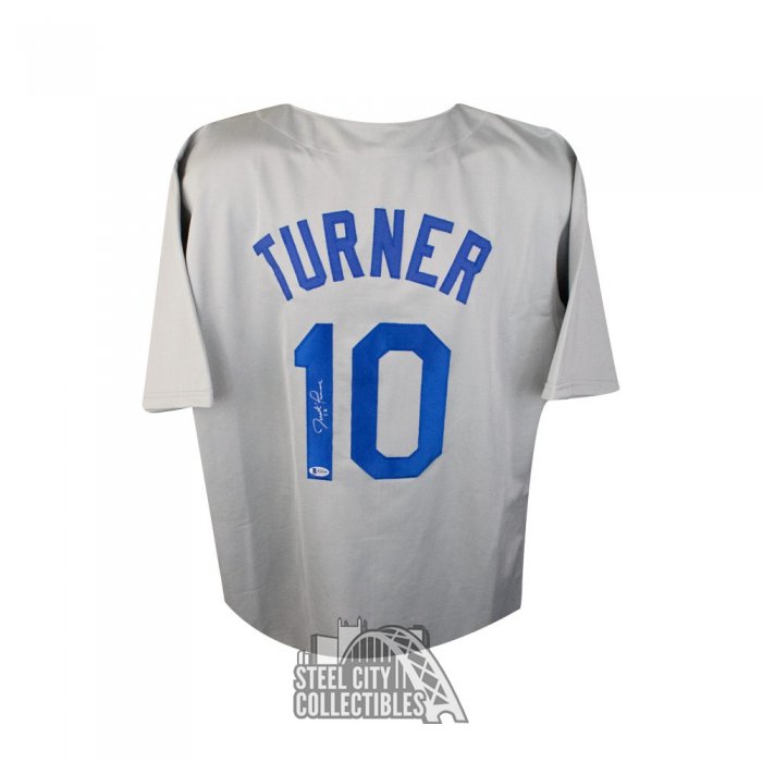 Justin Turner Autographed Los Angeles Custom Baseball Jersey - BAS COA ...