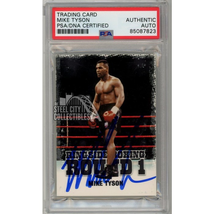 Mike Tyson 2010 Sport Kings Ringside Boxing Round 1 Black Autograph ...