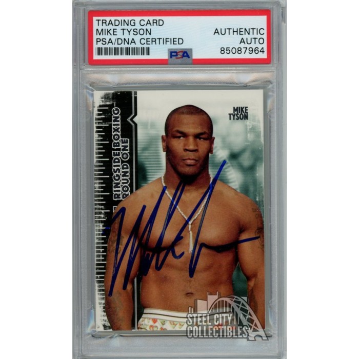 Mike Tyson 2010 Sport Kings Ringside Round One Black Autograph Card #54 ...