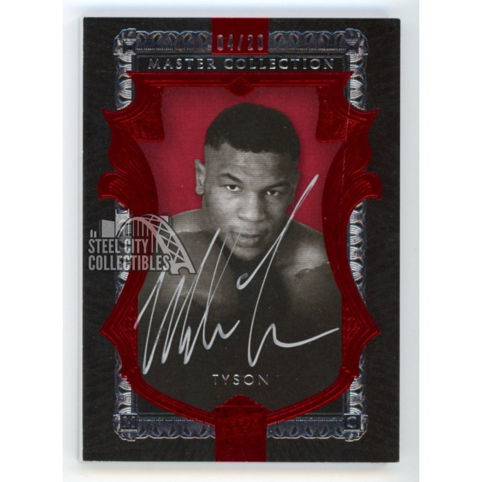 Mike Tyson 2015 Upper Deck Master Collection Autograph Card #MC-MT 04/ ...