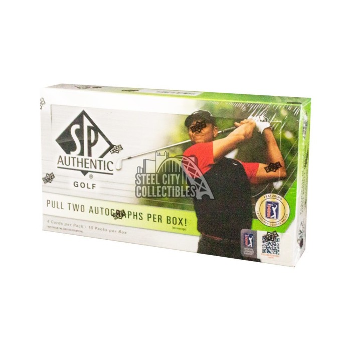 2021 Upper Deck SP Authentic Golf Hobby Box | Steel City Collectibles