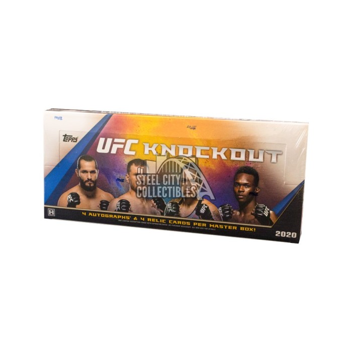 2020 Topps UFC Knockout Hobby Box | Steel City Collectibles