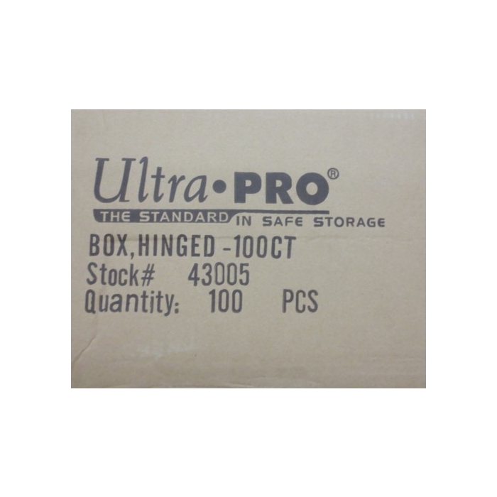 Ultra Pro 100ct Hinged Snap Case of 100 | Steel City Collectibles