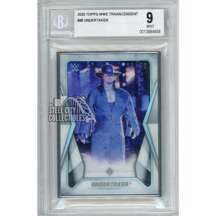 Undertaker 2020 Topps Transcendent WWE Collection Card #48 11/50 BGS 9 ...