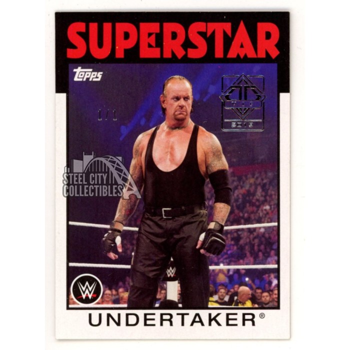 Undertaker 2019 Topps Transcendent WWE VIP Card #39 1/1 | Steel City ...