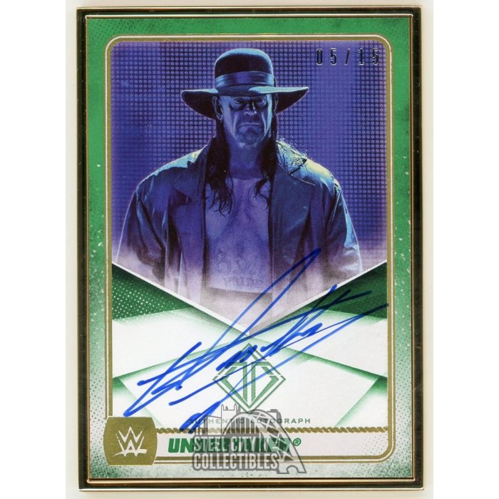 Undertaker 2020 Topps Transcendent WWE Autographed Card 05/15 | Steel ...