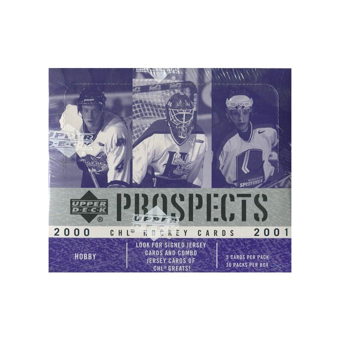 2000-01 Upper Deck CHL Prospects Hockey Hobby Box | Steel City Collectibles