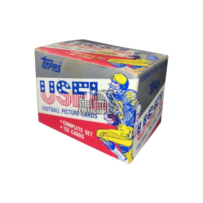 1985 Topps USFL Football Complete 132-Card Set | Steel City Collectibles