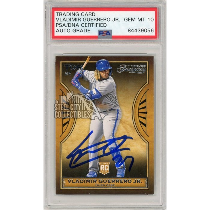 Vladimir Guerrero Jr 2019 Panini Timeless Treasures Autographed Card 