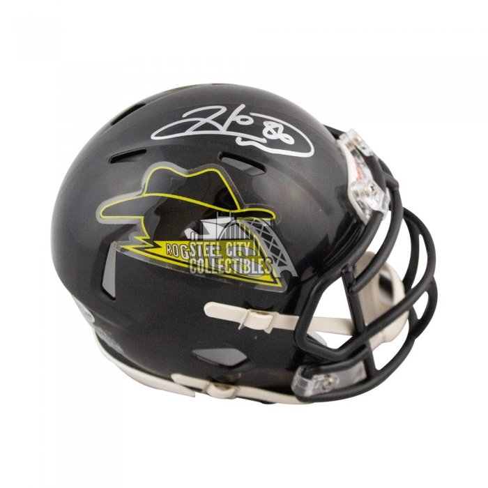 Hines Ward Autographed Batman Gotham Rouges Mini Football Helmet - BAS ...