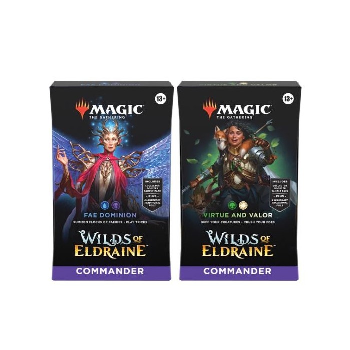 Magic the Gathering Wilds of Eldraine Commander 2-Deck Pair | Steel ...