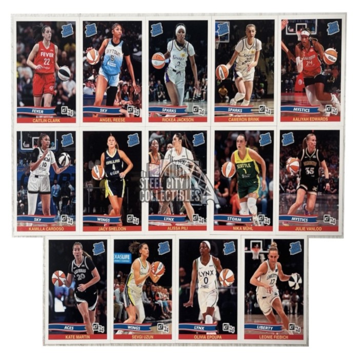 2024-25 Panini Instant WNBA Donruss Rated Rookie 14-Card Set /8329 ...