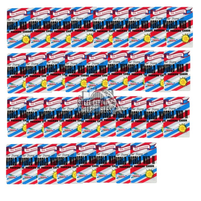 1992 Pacific The Story of World War 2 36-Wax Pack Lot | Steel City ...