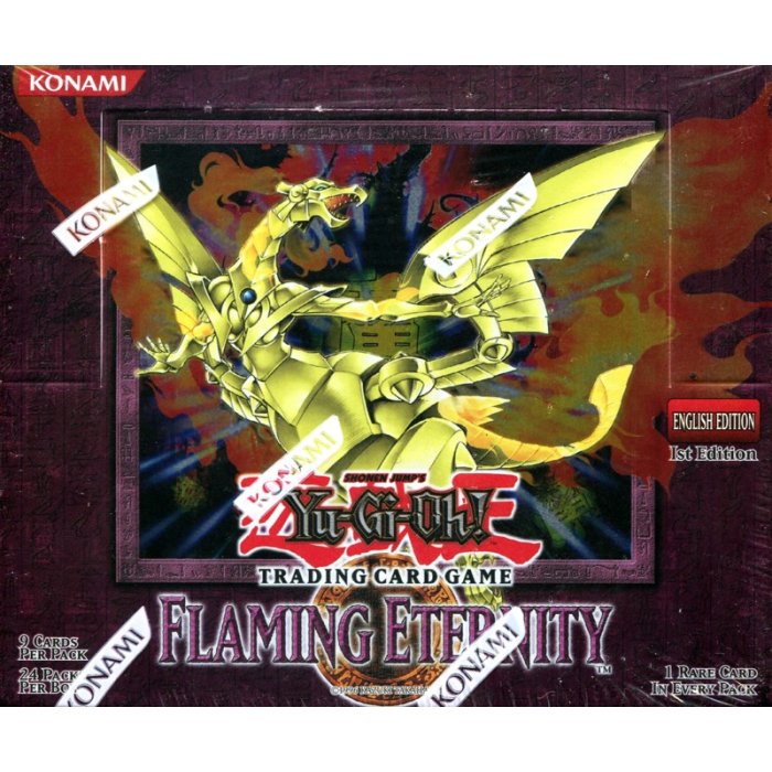 Upper Deck Yu-Gi-Oh Flaming Eternity 1st Edition Booster Box | Steel City Collectibles