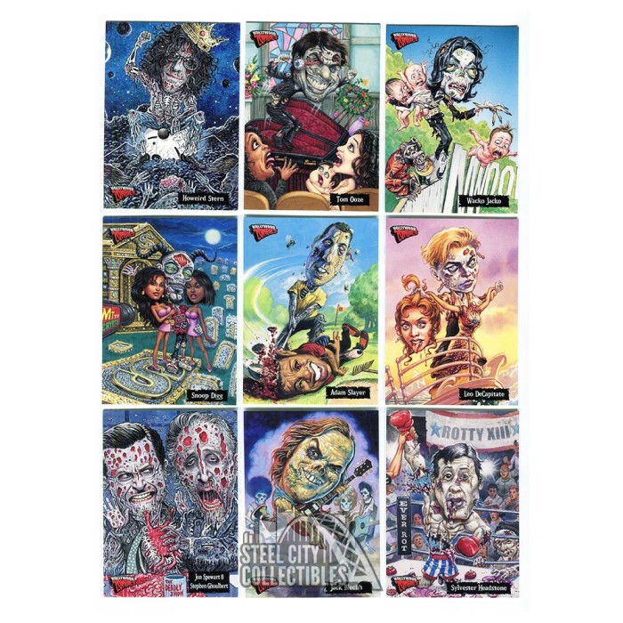 2007 Topps Hollywood Zombies 98-Card Lot (4 Foils, 3 Mug Shots, 2 Promo ...