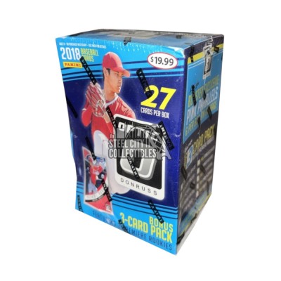 2018 Baseball Card Boxes, Cases, Packs | Steel City Collectibles