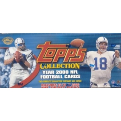 2000 Football Trading Card Boxes, Cases, Sets & Blasters