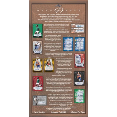 Multisport Trading Cards from Leaf, Super Break, Upper Deck, Gold Rush ...