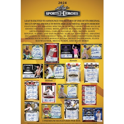 Multisport Trading Cards from Leaf, Super Break, Upper Deck, Gold Rush ...