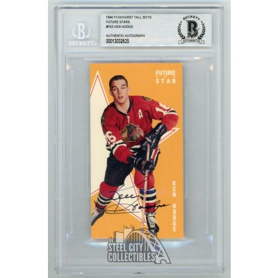 Ken Hodge Autographed New York Rangers Hockey Puck - JSA COA | Steel ...